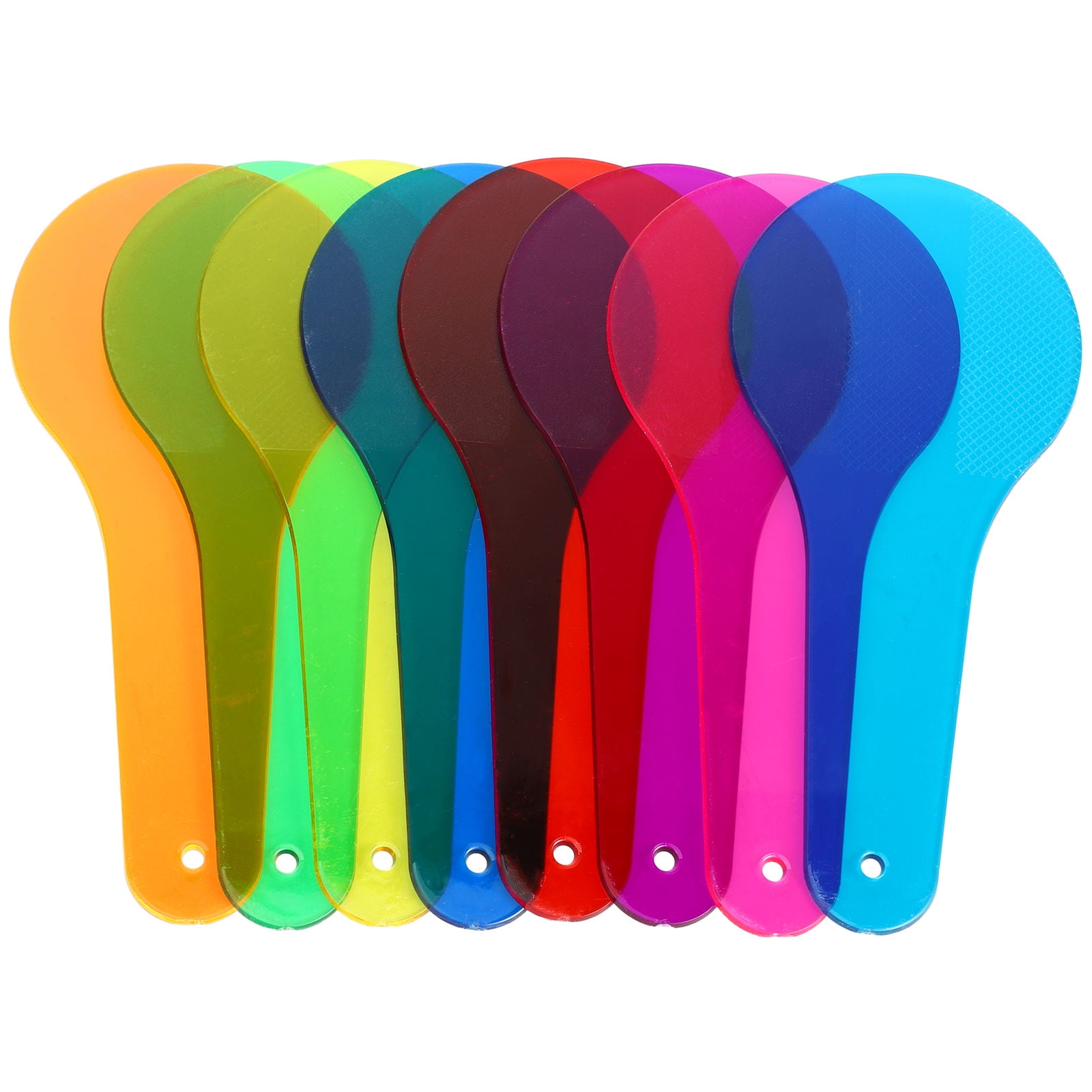 WEUVEB 8 Sheets Color Theory Paddles Assorted Colors for Color Learning ...