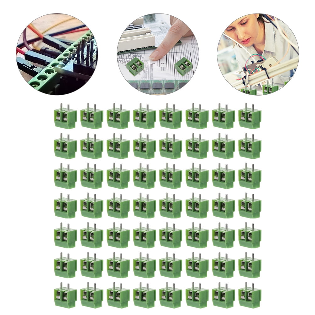 WEUVEB 80pcs Terminal Block Connector Green CPV - Walmart.com