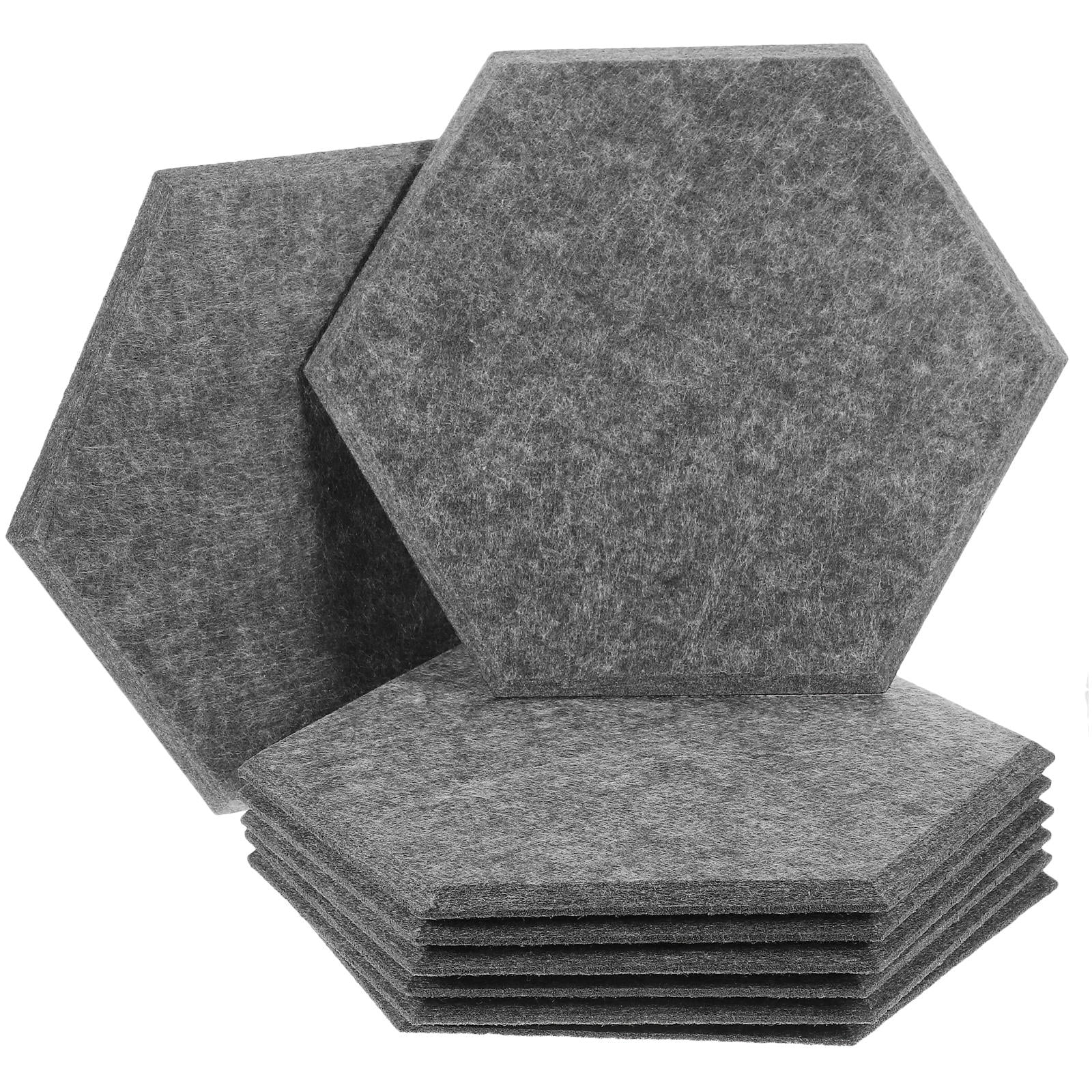 WEUVEB 8Pcs Soundproof Panels Felt Acoustic Wall Panels Resistant to ...