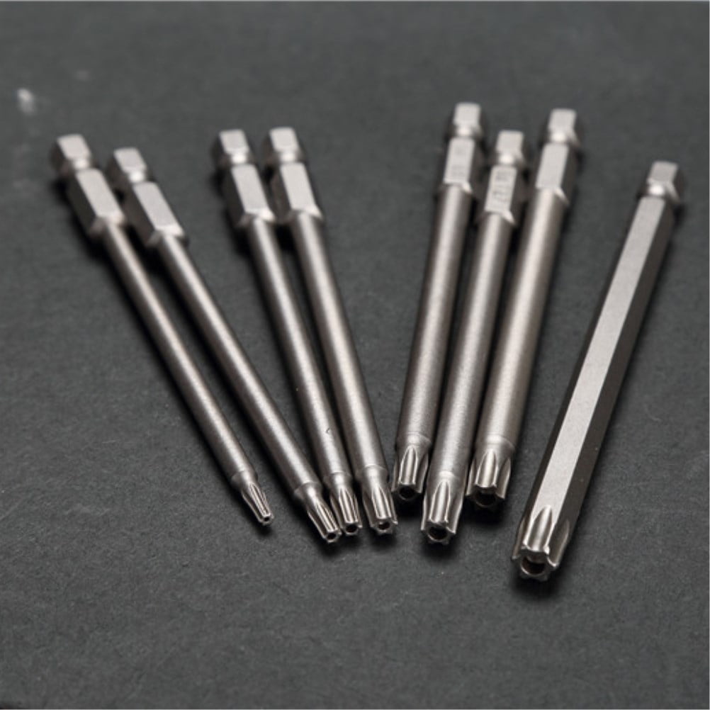 WEUVEB 8Pcs Electric Screwdriver Bits Set S2 Steel For Hexagonal ...