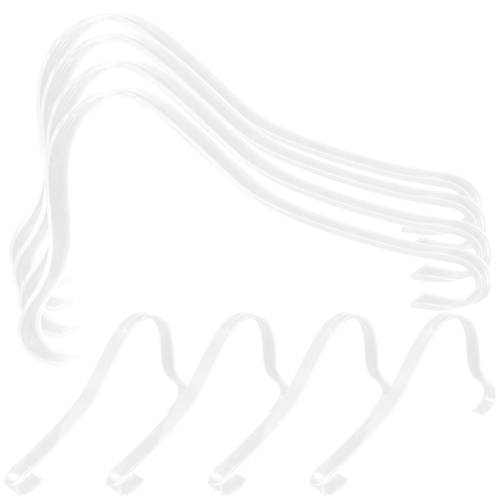 WEUVEB 8Pcs Shoe Holder Insert Transparent Acrylic for Home ...