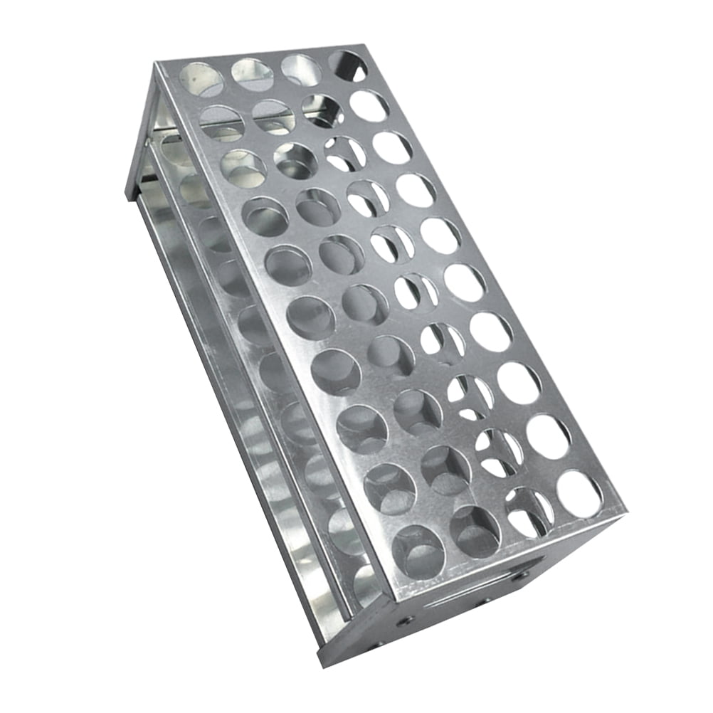 WEUVEB Test Tube Storage Holder Aluminum Silver 1Set - Walmart.com