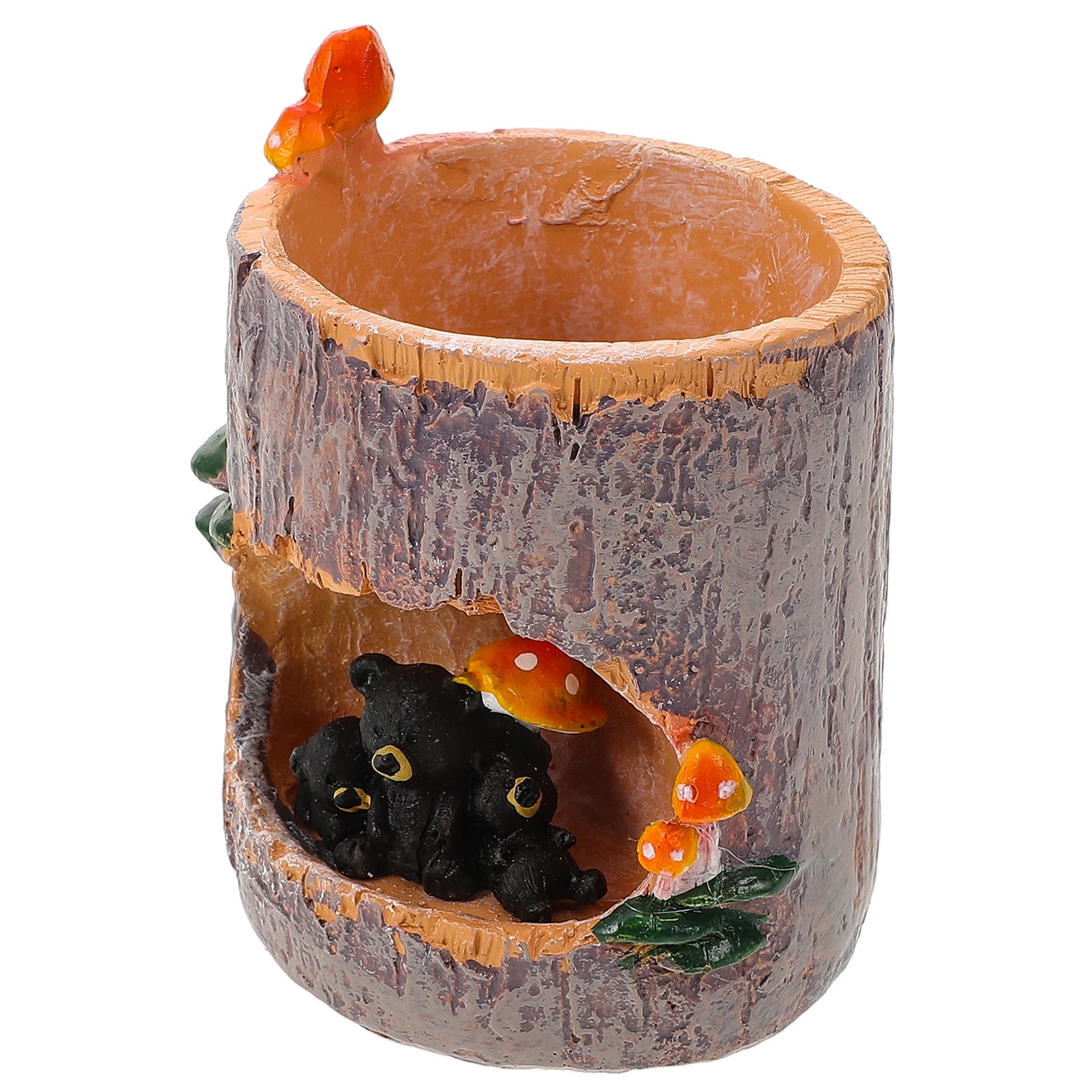 WEUVEB Bear Planter 1Pack Sedum Succulent Pot Resin Bonsai Trough ...