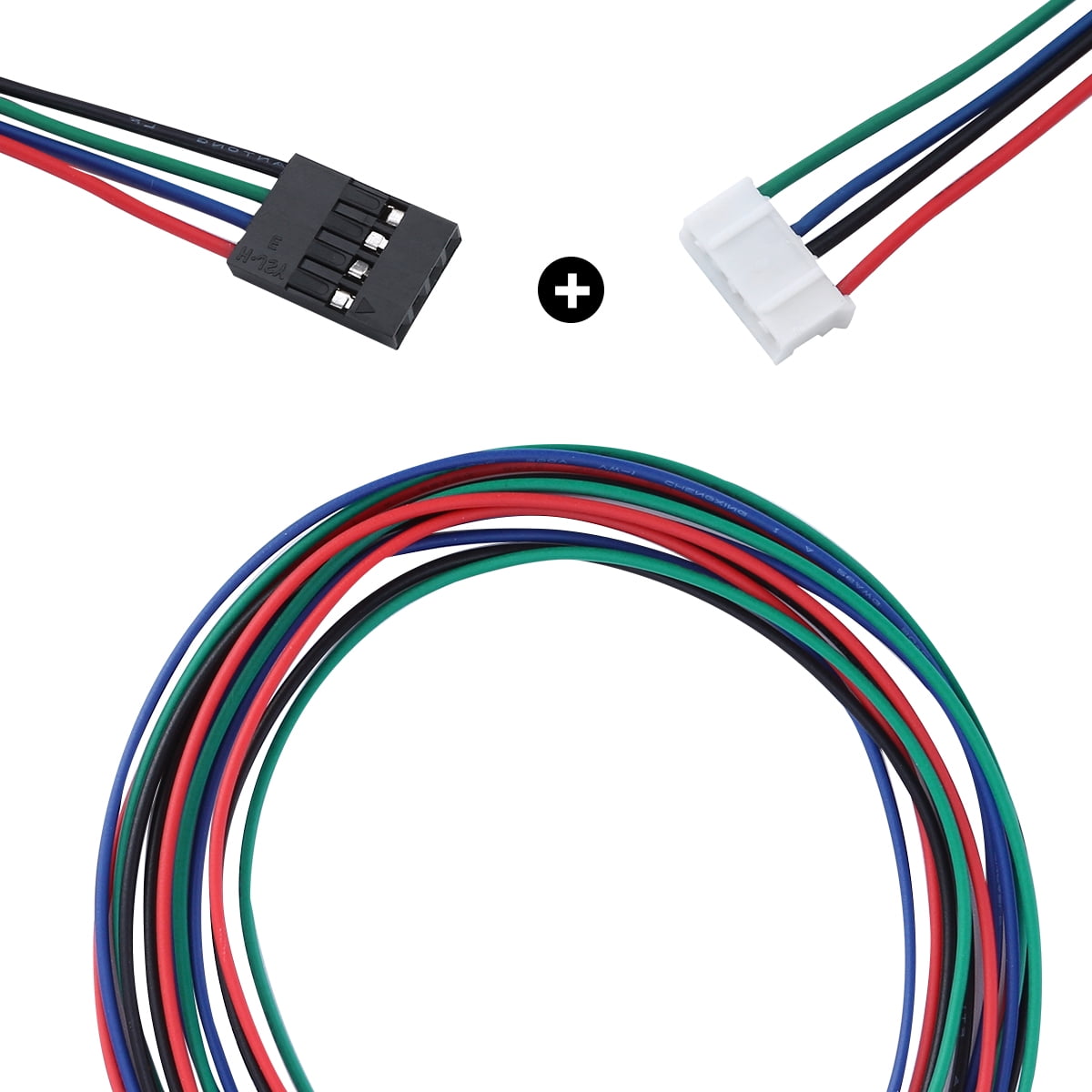WEUVEB Bipolar Stepper Motor Cables for 3D Printers, 1 Meter Long ...