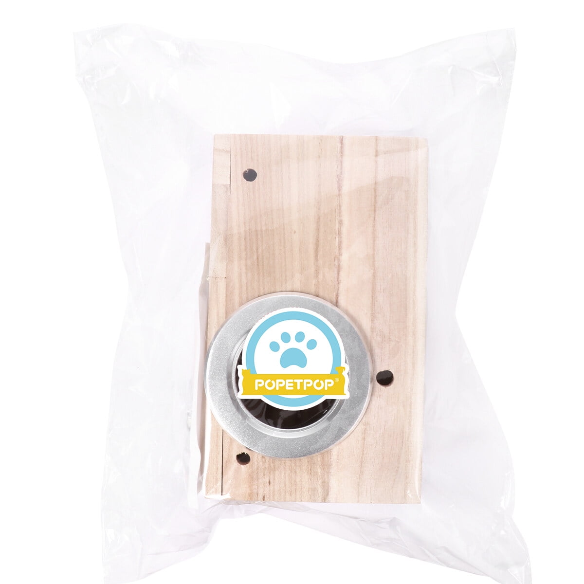 WEUVEB Bird Nesting Holder Wood Design with Thick Panels Protects Birds ...