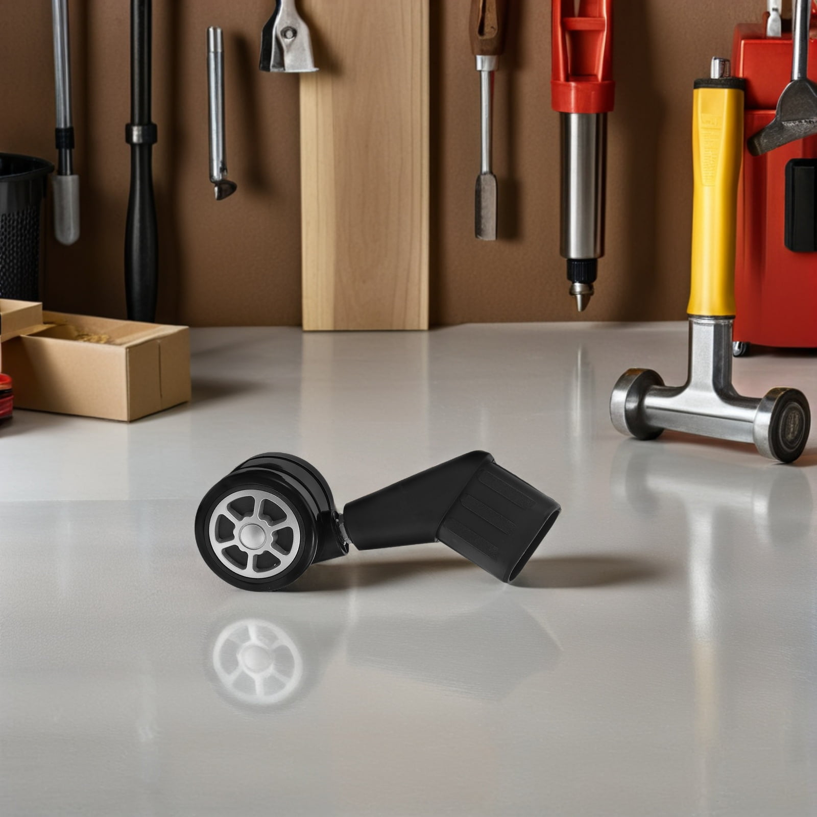 WEUVEB Black Stem Casters for Office Chairs Replacement with Quiet ...