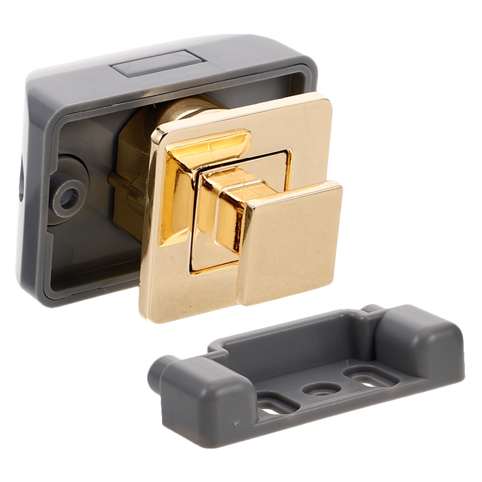 WEUVEB Boat Door Latch 1Pcs Keyless Push Button Latch Metal Plastic ...