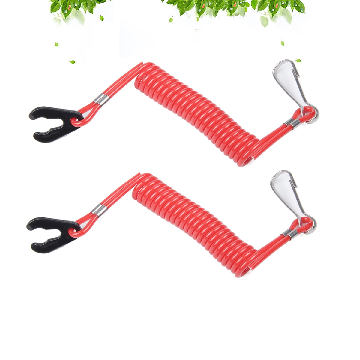 WEUVEB Boat Outboard Engine Motor Kill Stop Lanyard 2Pack Watermelon ...