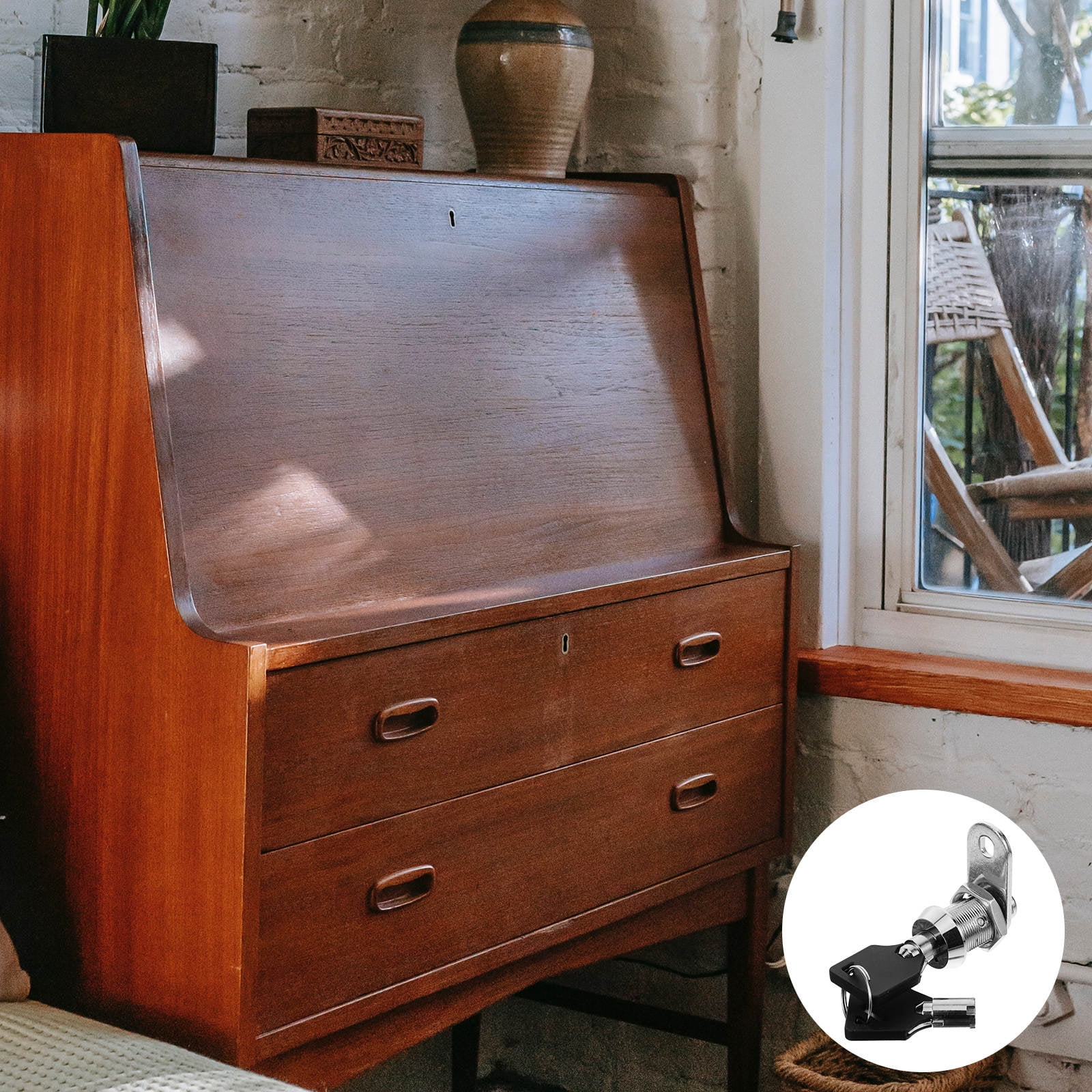 WEUVEB Cam Replacement Lock Tool Cabinet Locks Zinc Alloy 1 Set 4.30X3 ...