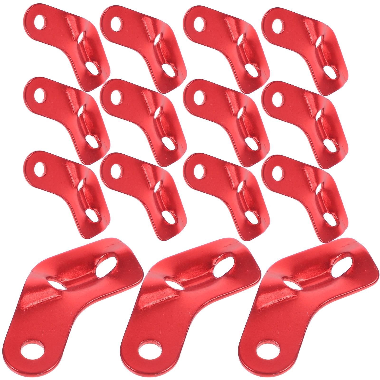 WEUVEB Camping Tent Rope Tensioner with Aluminum Alloy Material Red ...