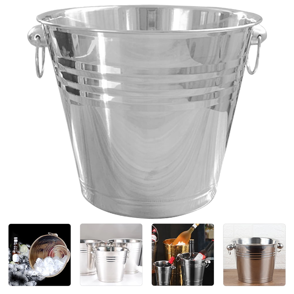 WEUVEB Bottle Bucket Thick Stainless Steel 1Pcs - Walmart.com