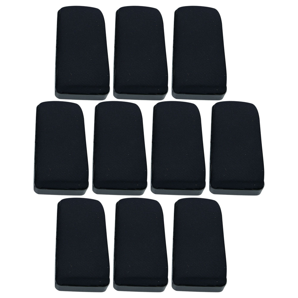 WEUVEB Dry Erase Eraser Chalk Board Eraser 10Pcs Black Rectangular ...