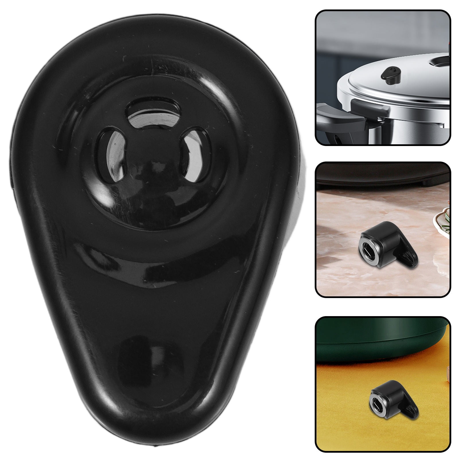 WEUVEB Electric Pressure Cooker Valve Exhaust Valve 1Set Black PP Iron ...