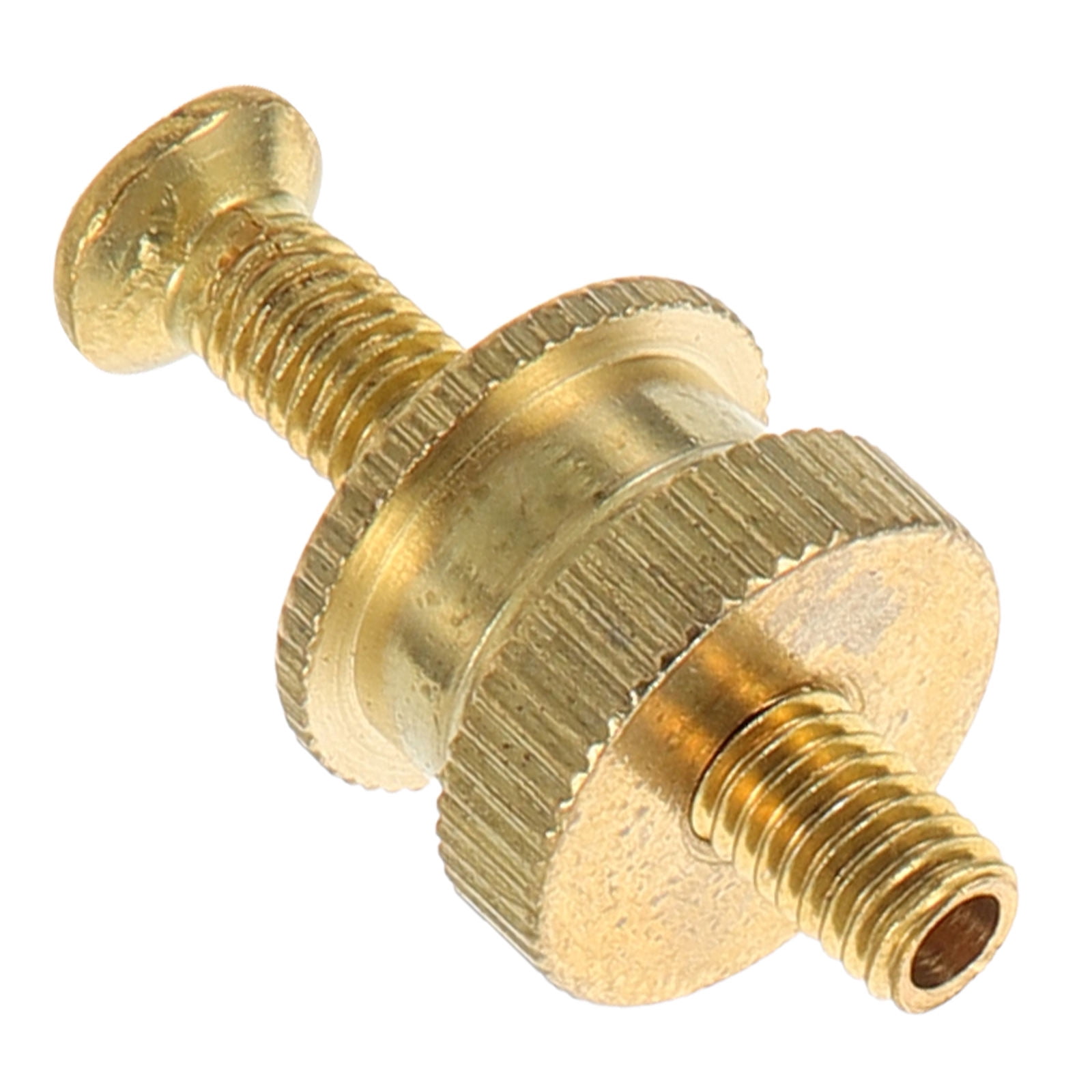 WEUVEB Guitar Bridge Screws 1 Set Cylindrical Brass Golden For Diy Part ...