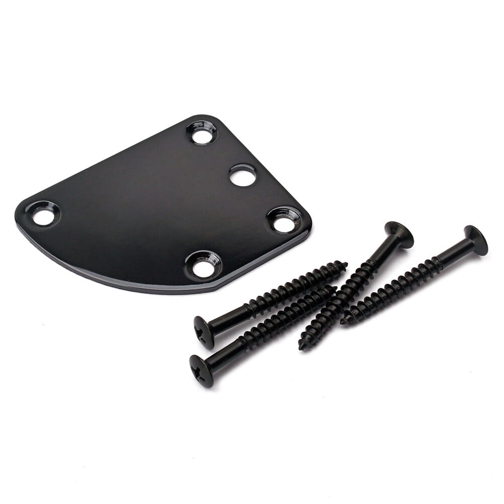 WEUVEB Guitarists Metal Joint Plate GV109 1Set Black For Bass Guitar ...