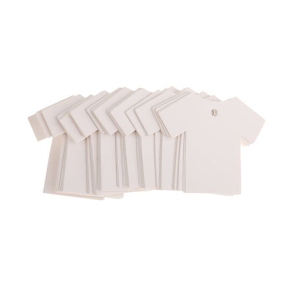 WEUVEB Hanging Tags 100Pcs White Kraft Paper Labels For Projects ...