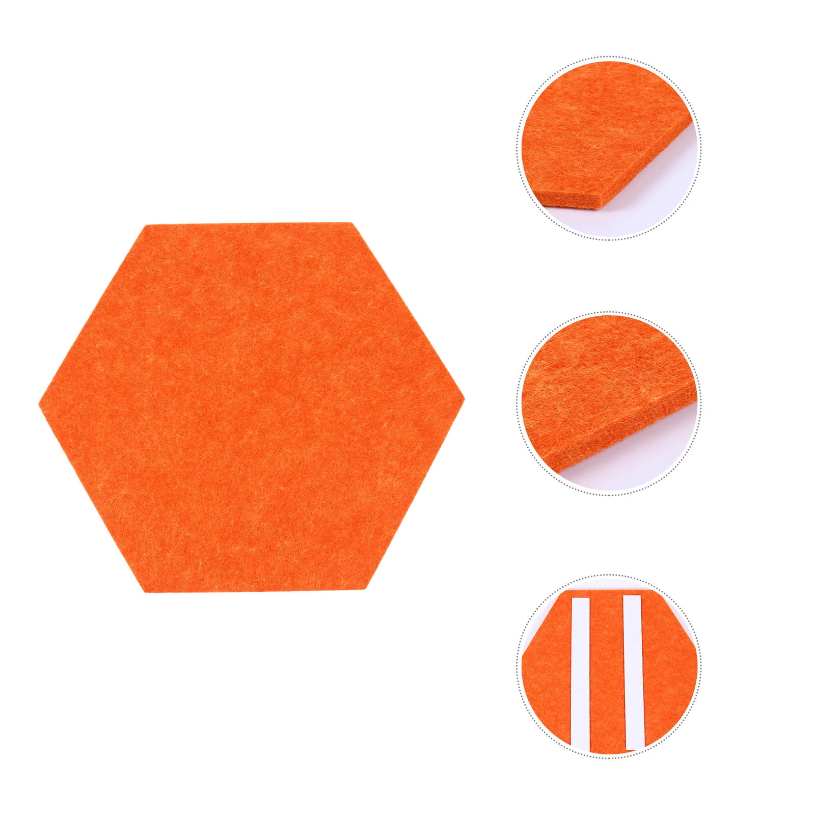 WEUVEB 10Set Hexagon Felt Bulletin Board Modern Artistic Style for ...