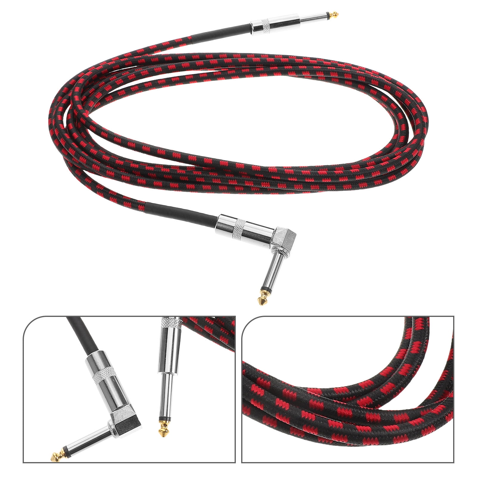 WEUVEB Instrument Cord 1Set Copper and Nylon for Electric Guitars in ...
