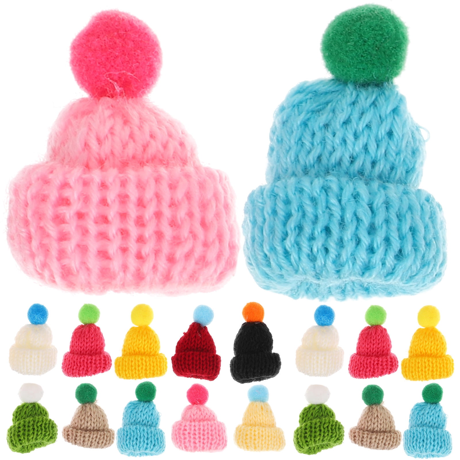 WEUVEB Tiny Hats Mini Hats Assorted Color 55Pcs - Walmart.com