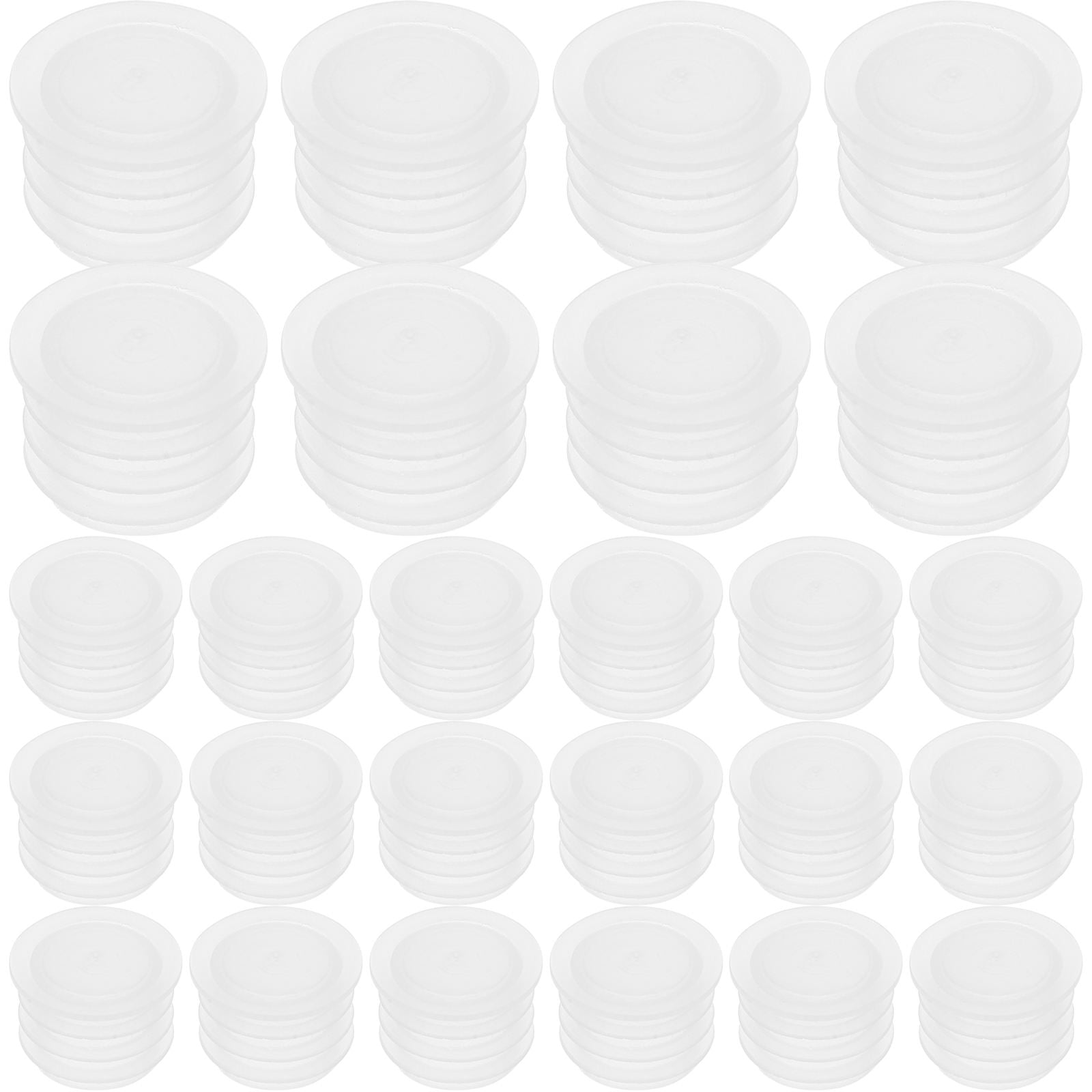 WEUVEB Plastic Bottle Stopper 100Set Hole Plugs for Containers with ...