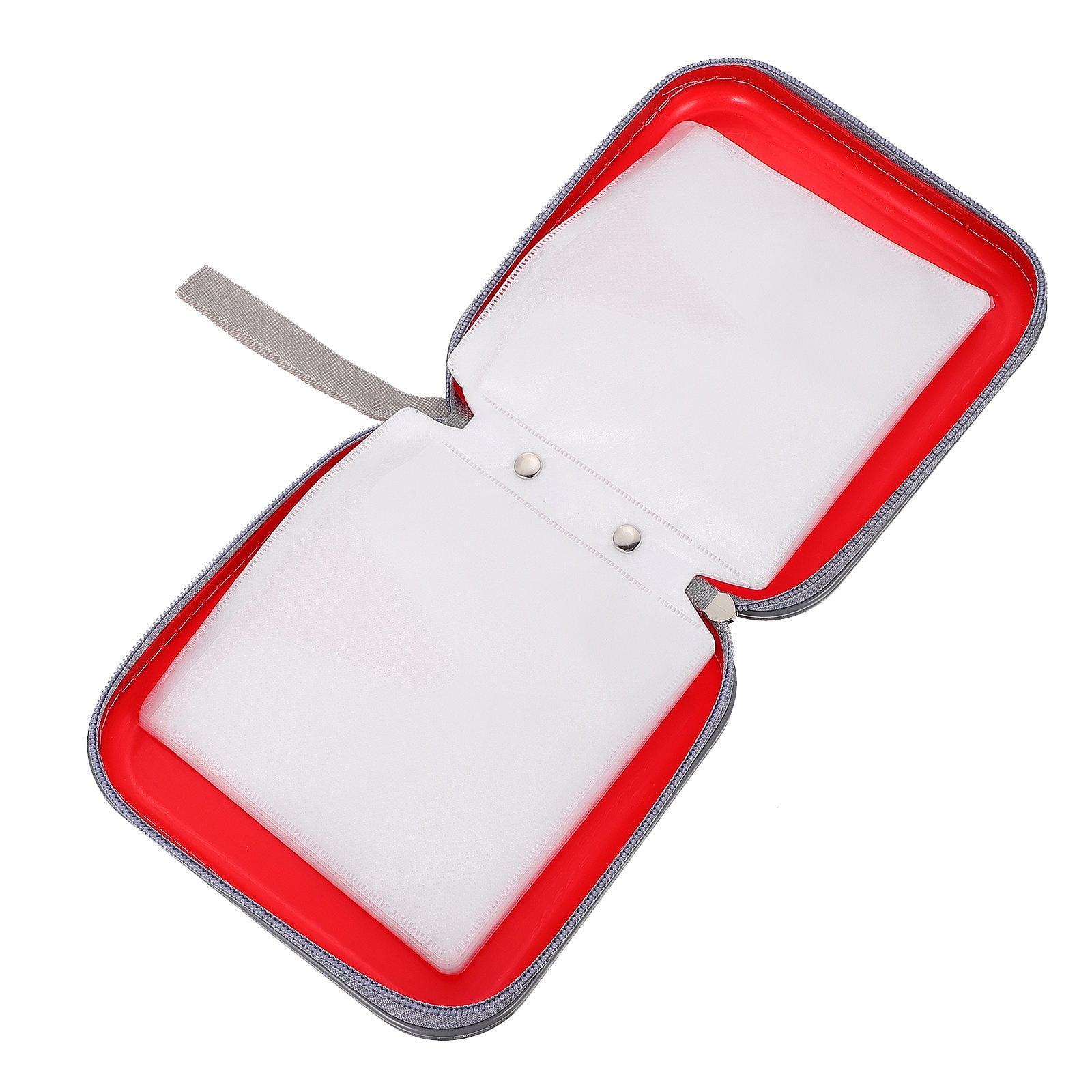 WEUVEB Portable CD Storage Case with Zipper Closure for DVDs Made of ...
