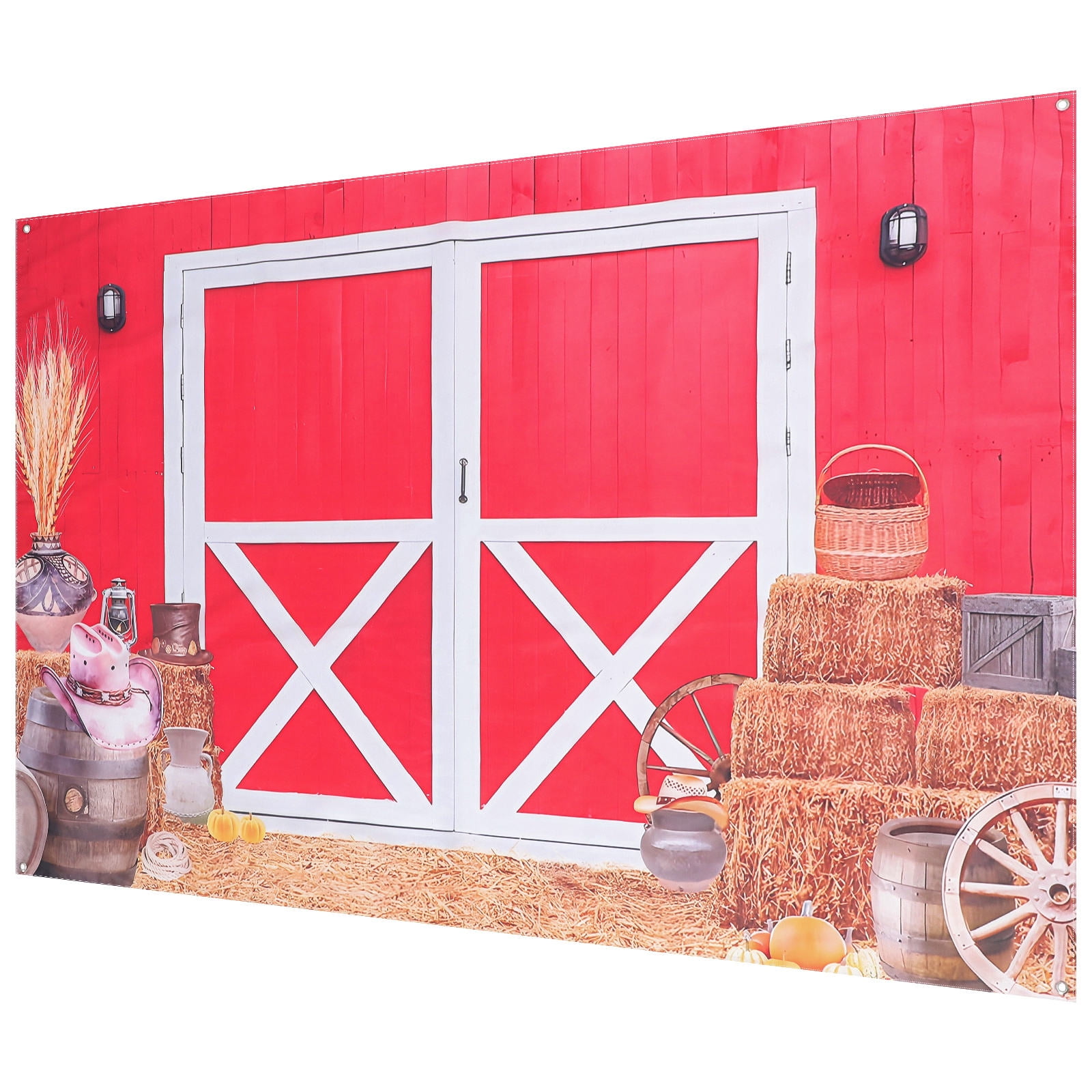 WEUVEB Rustic Barn Background Banner for Photography and Party ...
