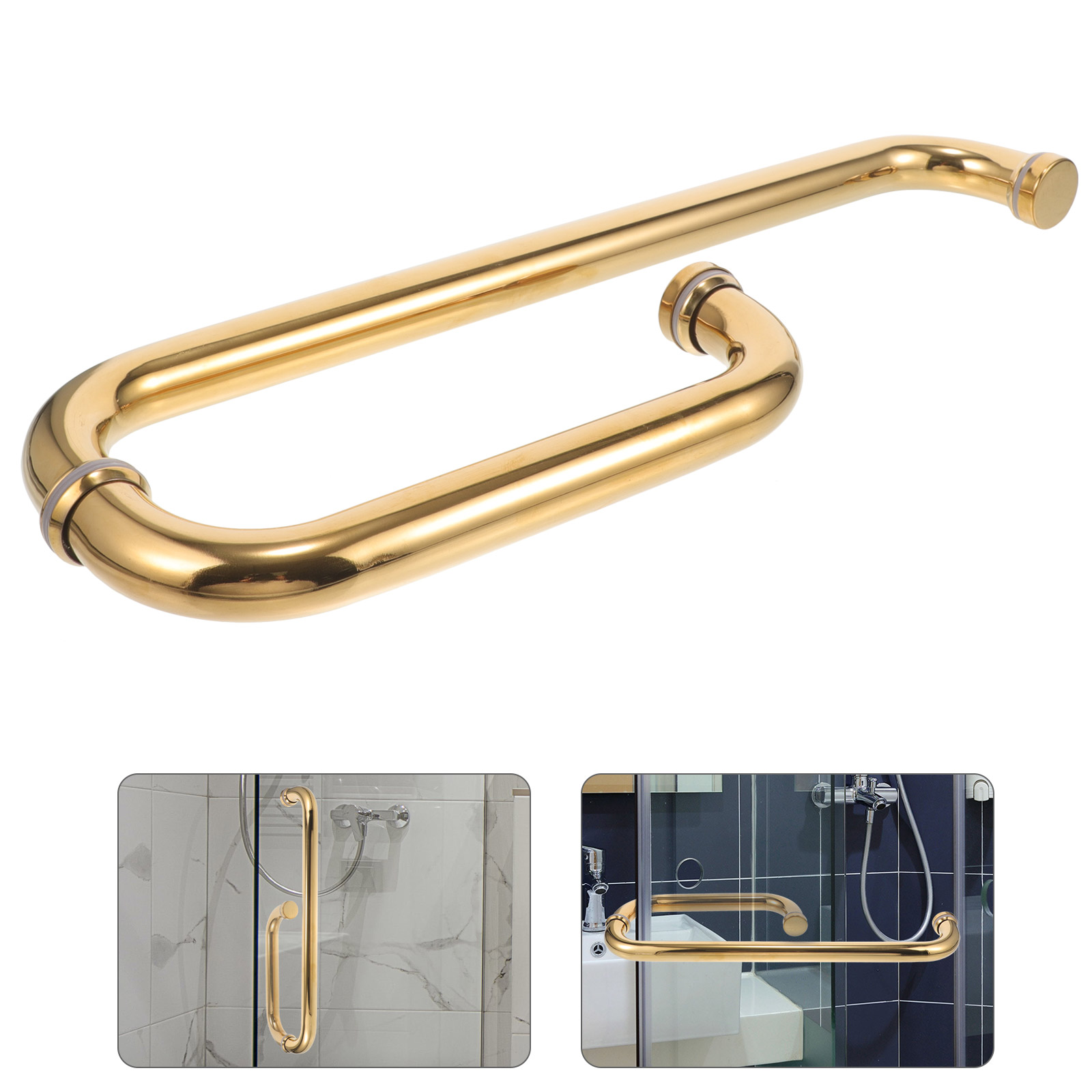 WEUVEB Shower Knob Replacement 1Pack Golden Stainless Steel with Square ...