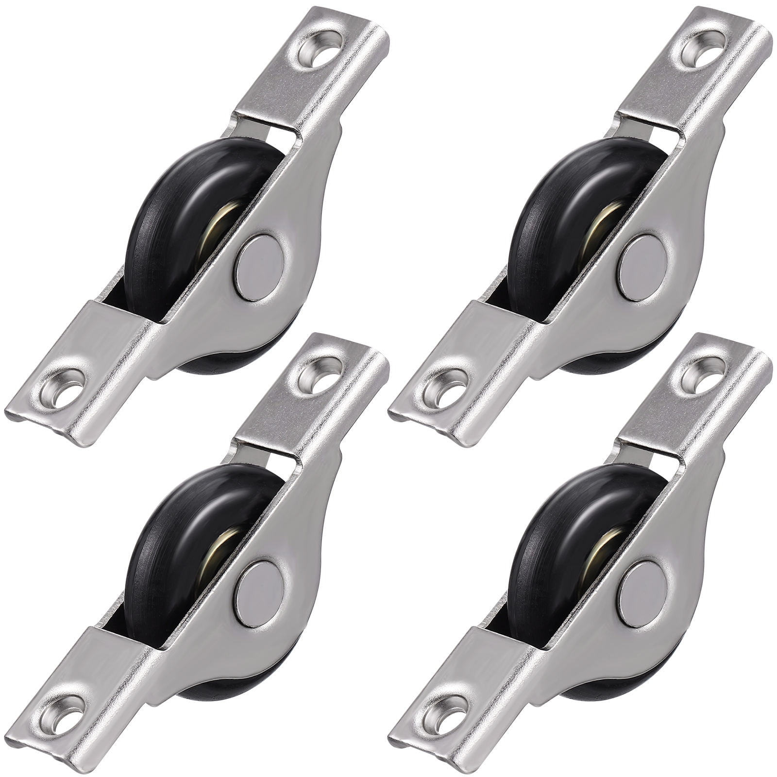 WEUVEB Sliding Door Hardware 4pcs Pulley Cabinet Door Roller Wardrobe ...
