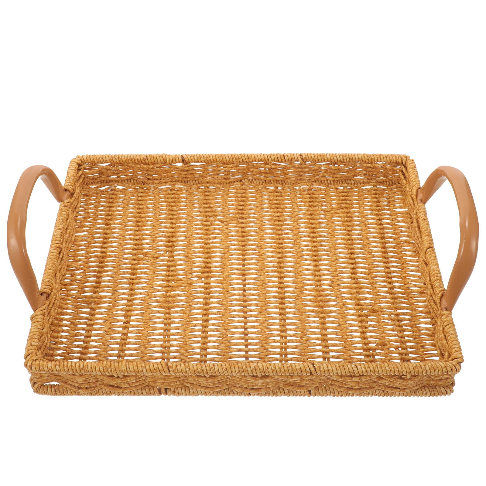 WEUVEB Snack Storage Baskets Hand Woven Snacks Basket Light Brown for ...