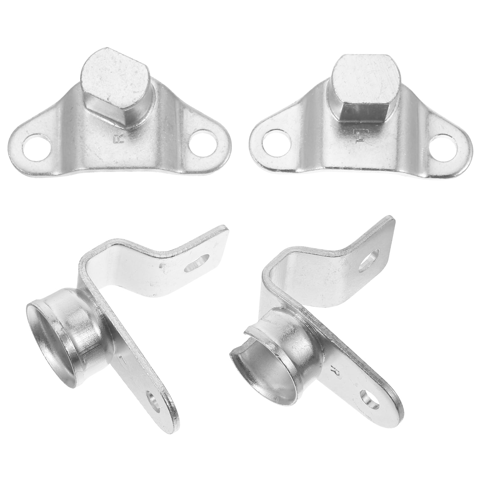 WEUVEB Stainless Steel Tailgate Hinge Kit for Car Use Silver Easy ...