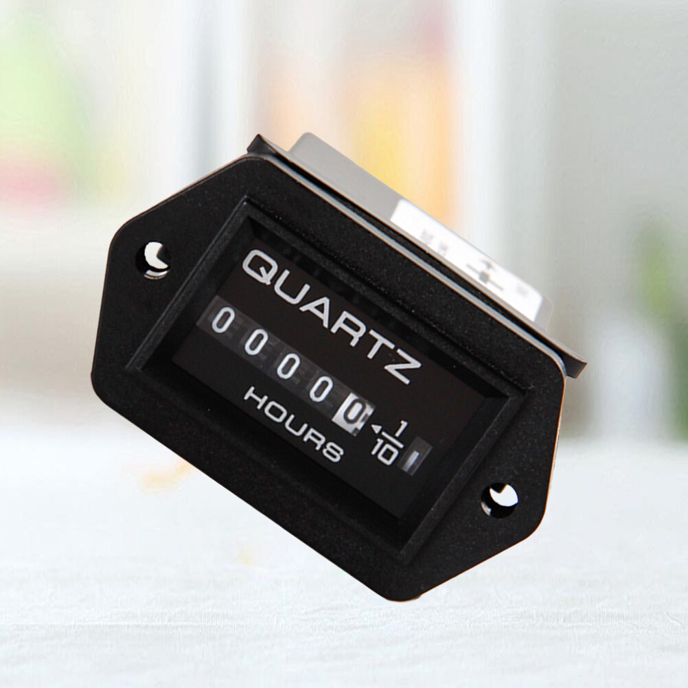 WEUVEB Tachometer Hour Meter 1Set Waterproof Indicator Light for ...