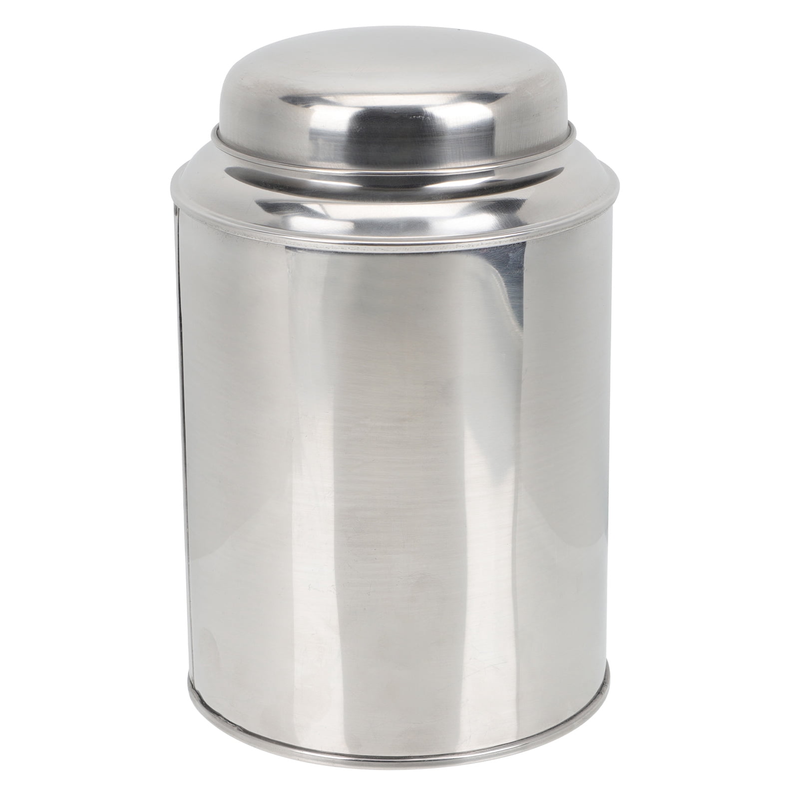 WEUVEB Tea Leaf Jar Airtight Storage Jar Silver Kitchen Jars with Lids ...