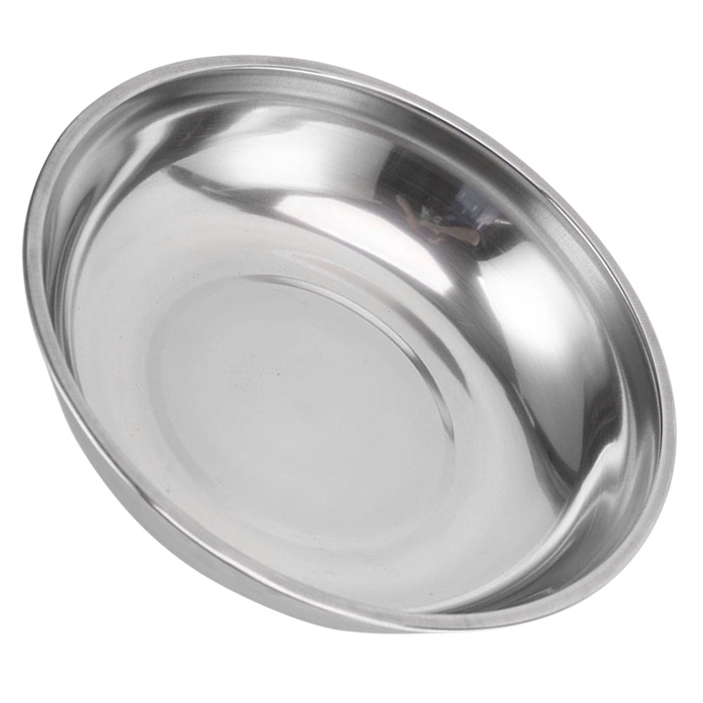 WEUVEB Round Stainless Steel Weighing Plate for Kitchen Scales Classic ...