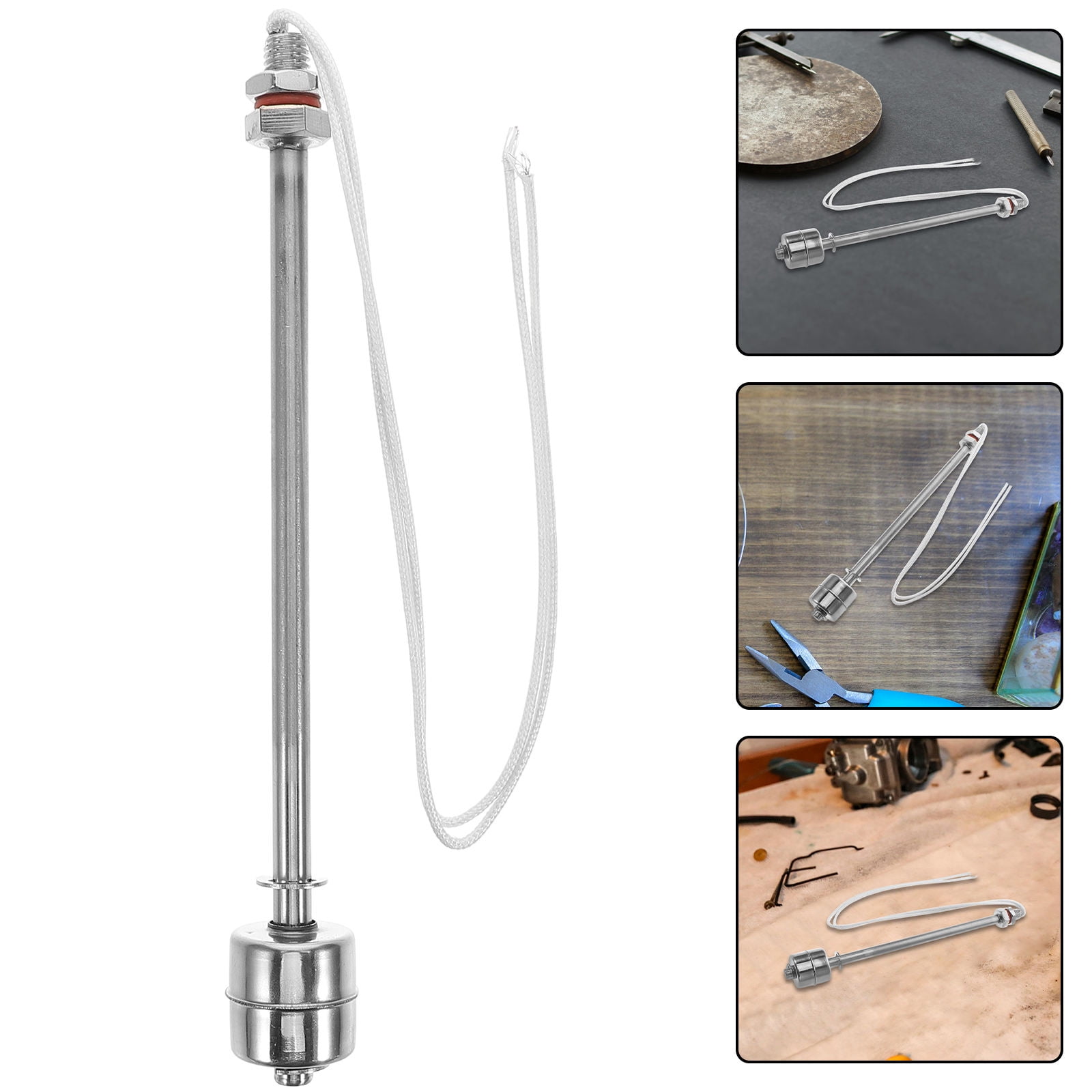 WEUVEB Automatic Water Level Float Switch Stainless Steel for ...