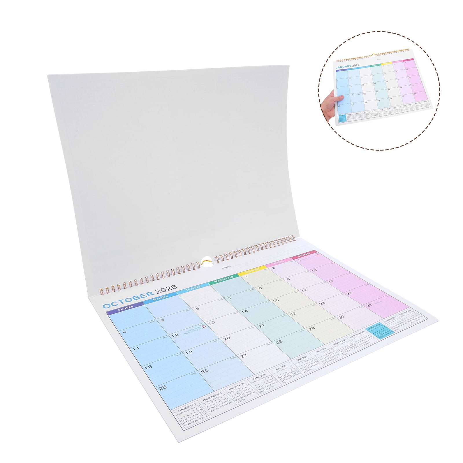 WEUVEB Monthly Planner Calendar 2026-2027 Extended Planning Multi for ...