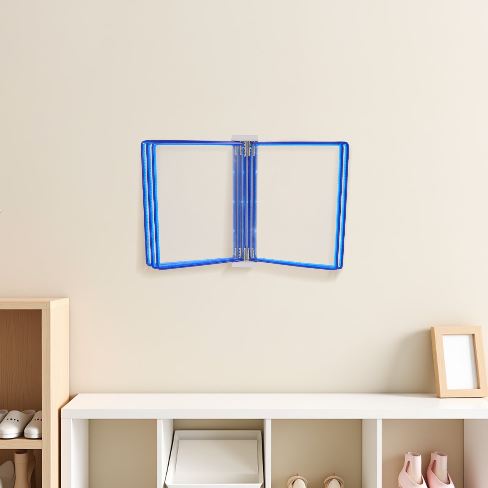 WEUVEB Wall Document Organizer With Sleek Design Blue Iron PVC 1Set ...