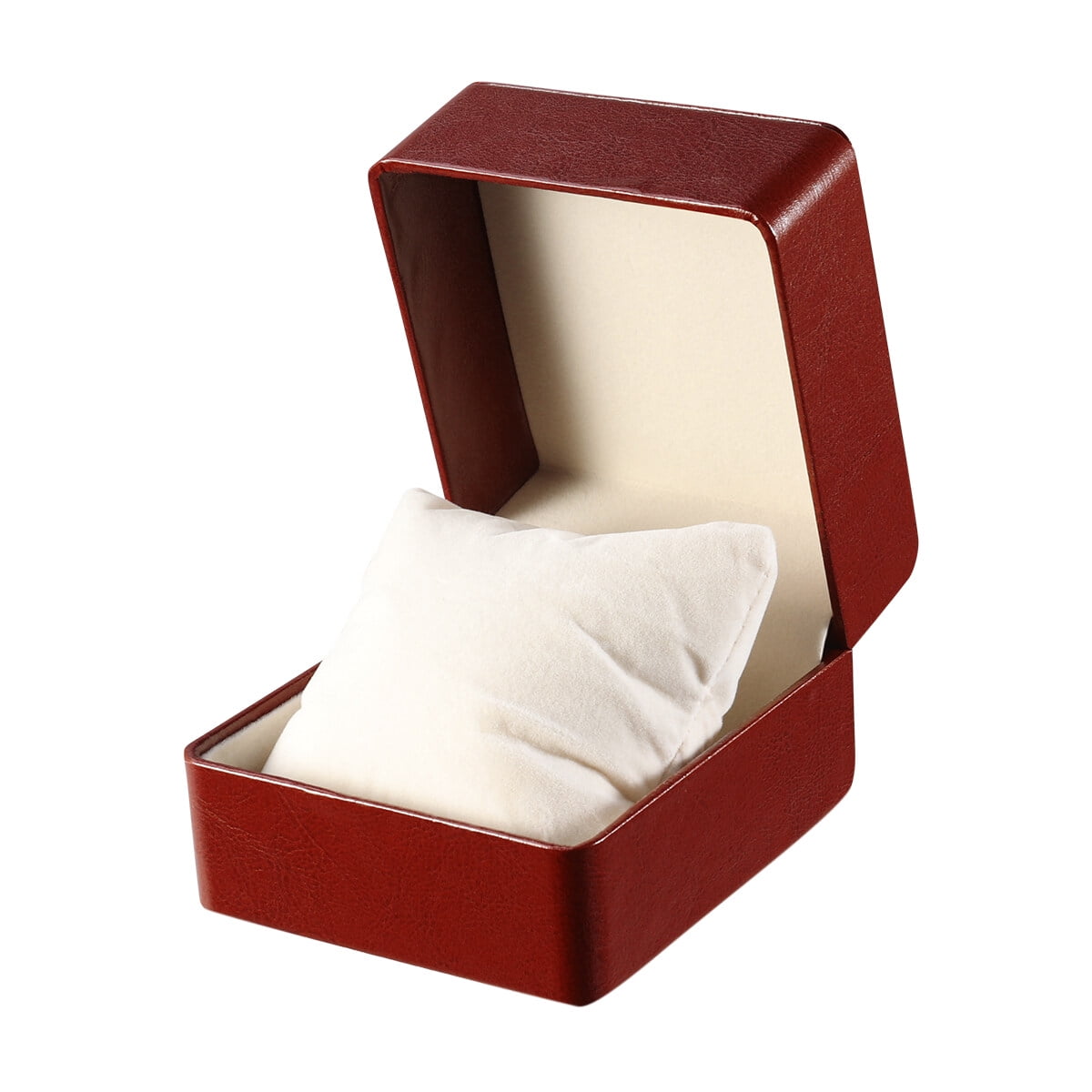 WEUVEB Watch Display Box Dark Red with Removable Pillow for Secure ...