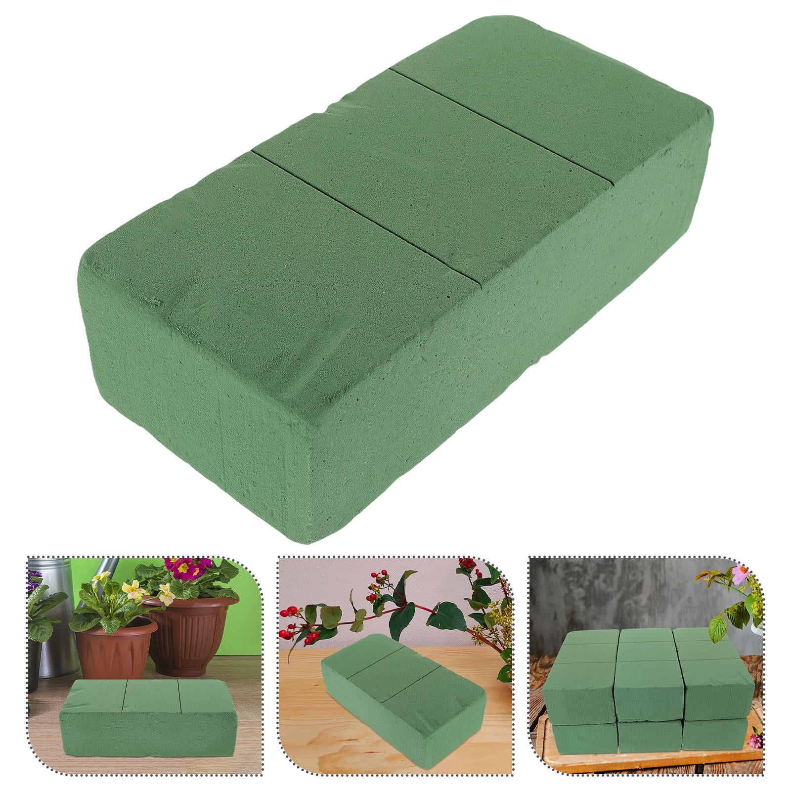 WEUVEB 6Pcs Floral Foam Blocks for Crafting Durable Fresh Flower ...