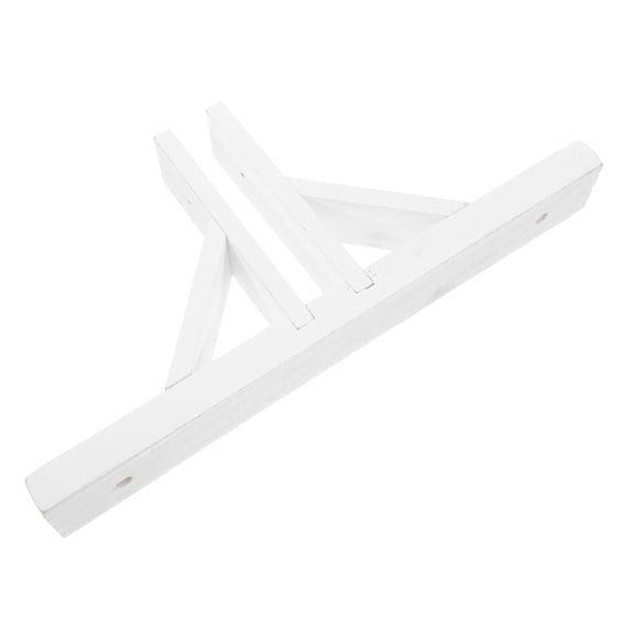 WEUVEB Wooden Fence Base Picket Fence Feet for Stability White 1 Piece ...