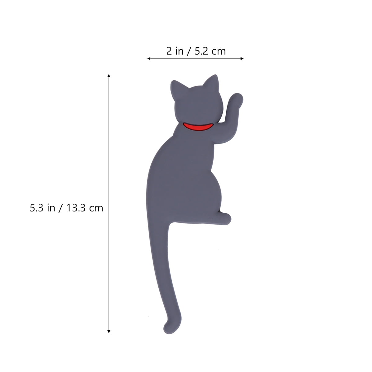 WEUVEB Magnet Hook Cat Shape Grey 1Pcs - Walmart.com