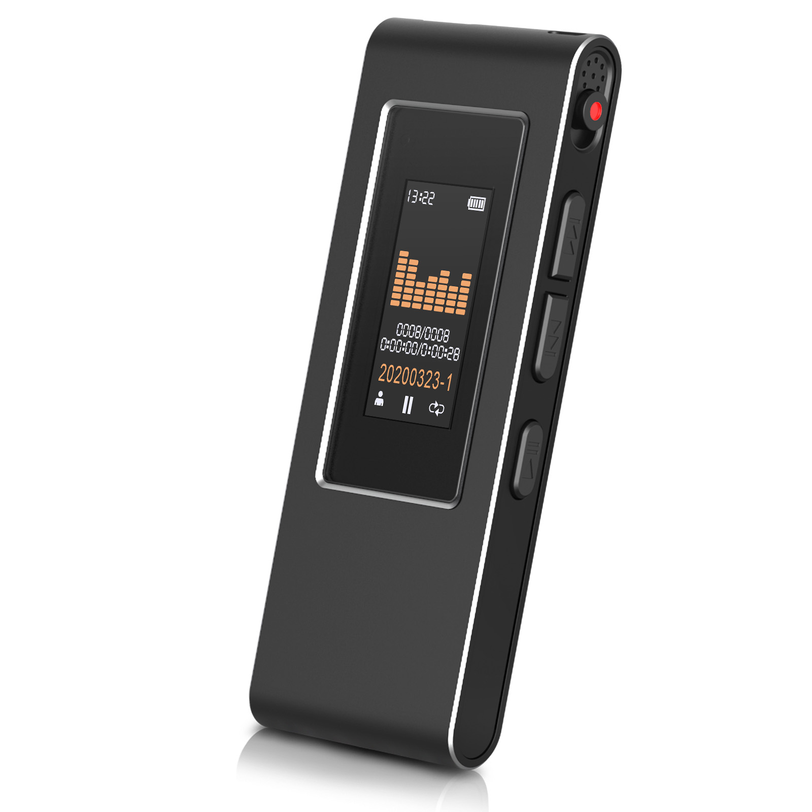 Sony 4GB Digital Voice Recorder with LCD Display, Black, ICDPX470_K6 ...