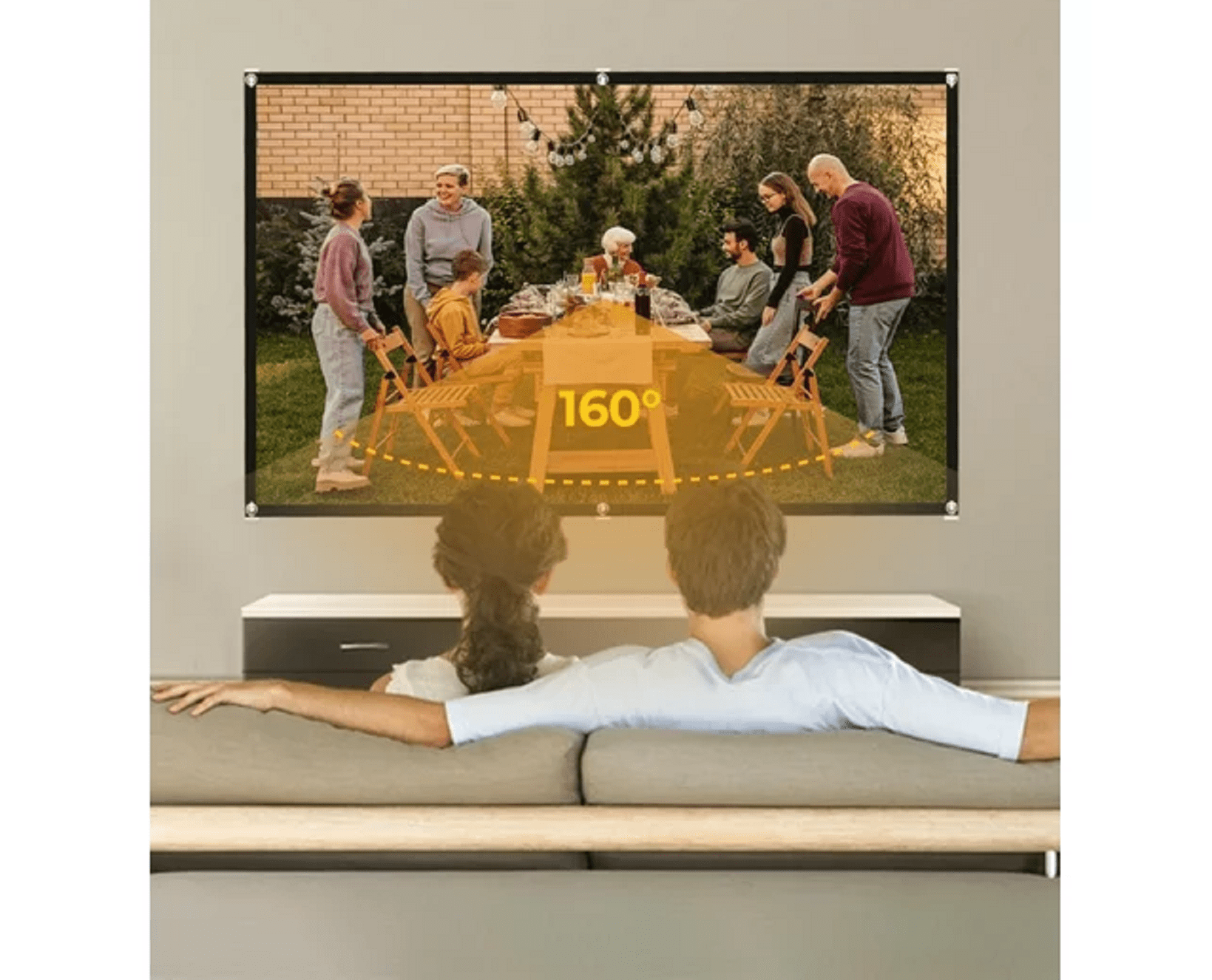 WEWATCH PS05 100 Inch Portable and Foldable Projector Screen - Walmart.com