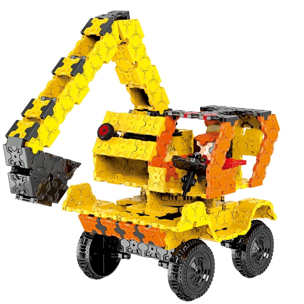 WEofferwhatYOUwant Flatblocks Construction Truck 743-Piece STEM 3D ...