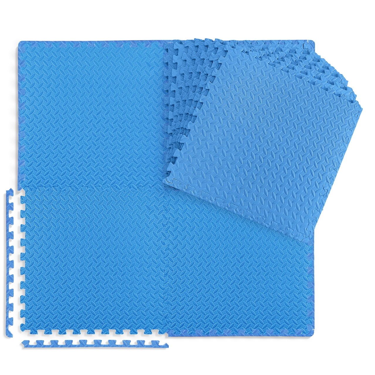WF Athletic Supply 48 SQ.FT Diamond Pattern 1/2-Inch Thickness ...