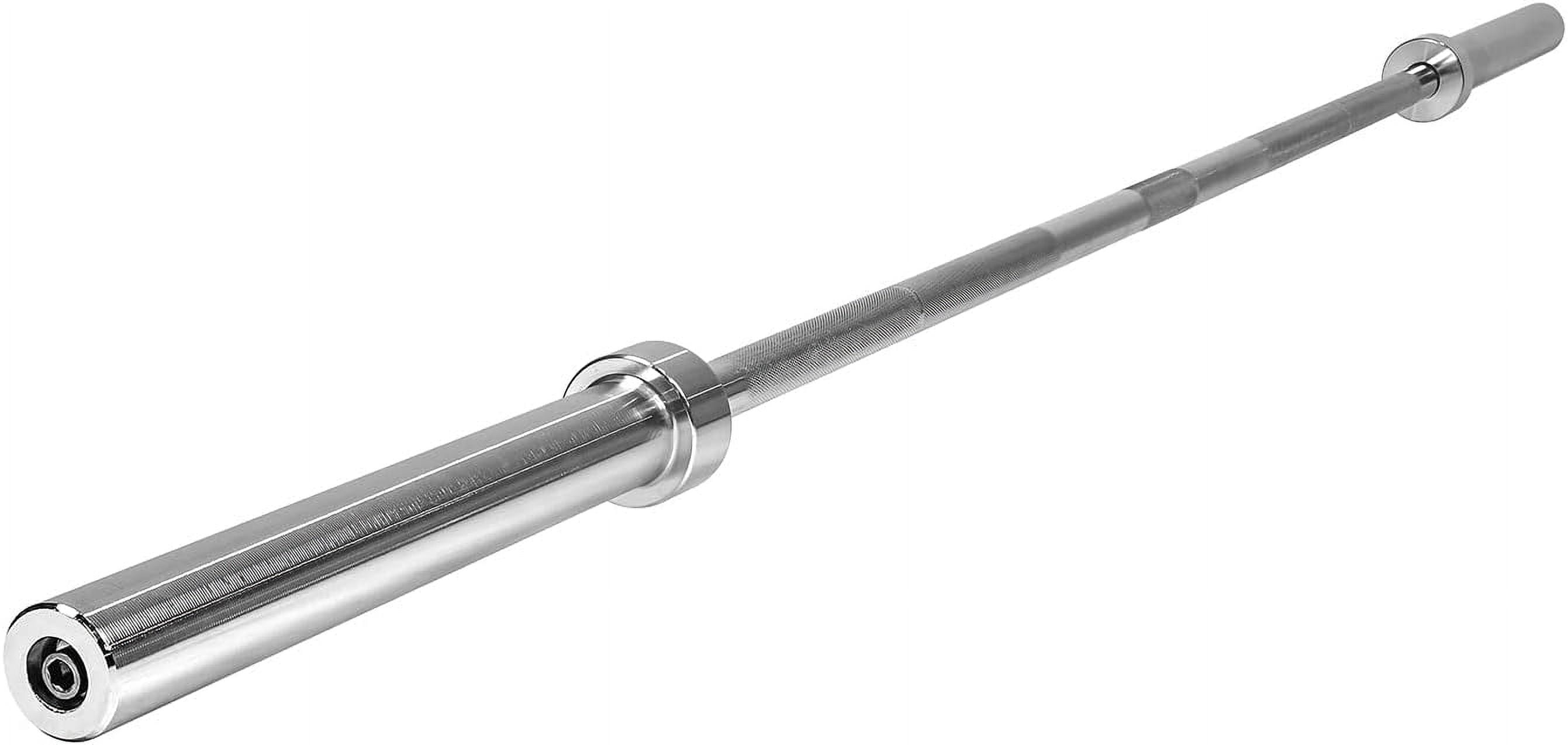 WF Athletic Supply 7 ft 2-inch Olympic Weighted Solid Steel Bar Barbell ...