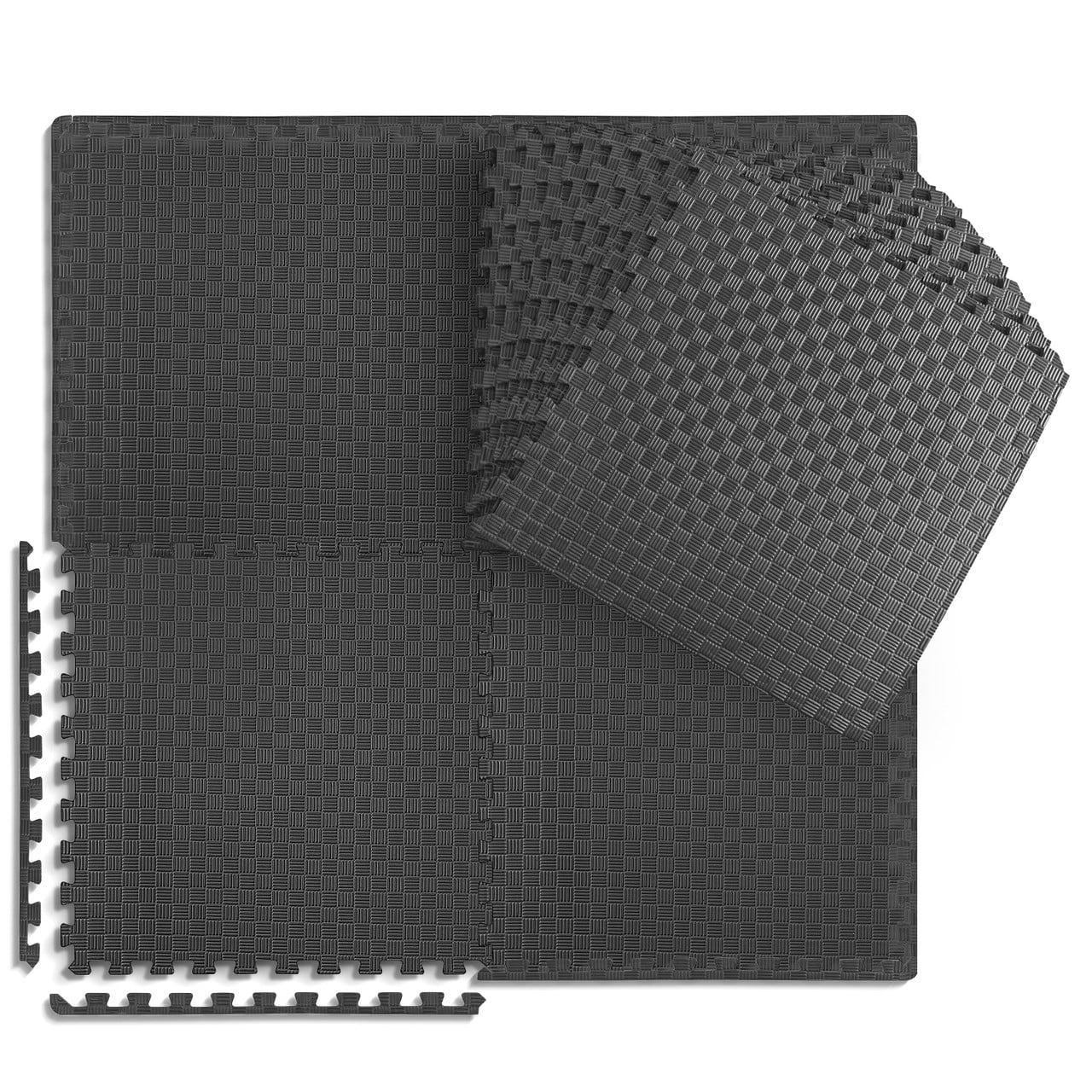 WF Athletic Supply 72 SQ.FT Tatami Pattern 1/2-Inch Thickness ...