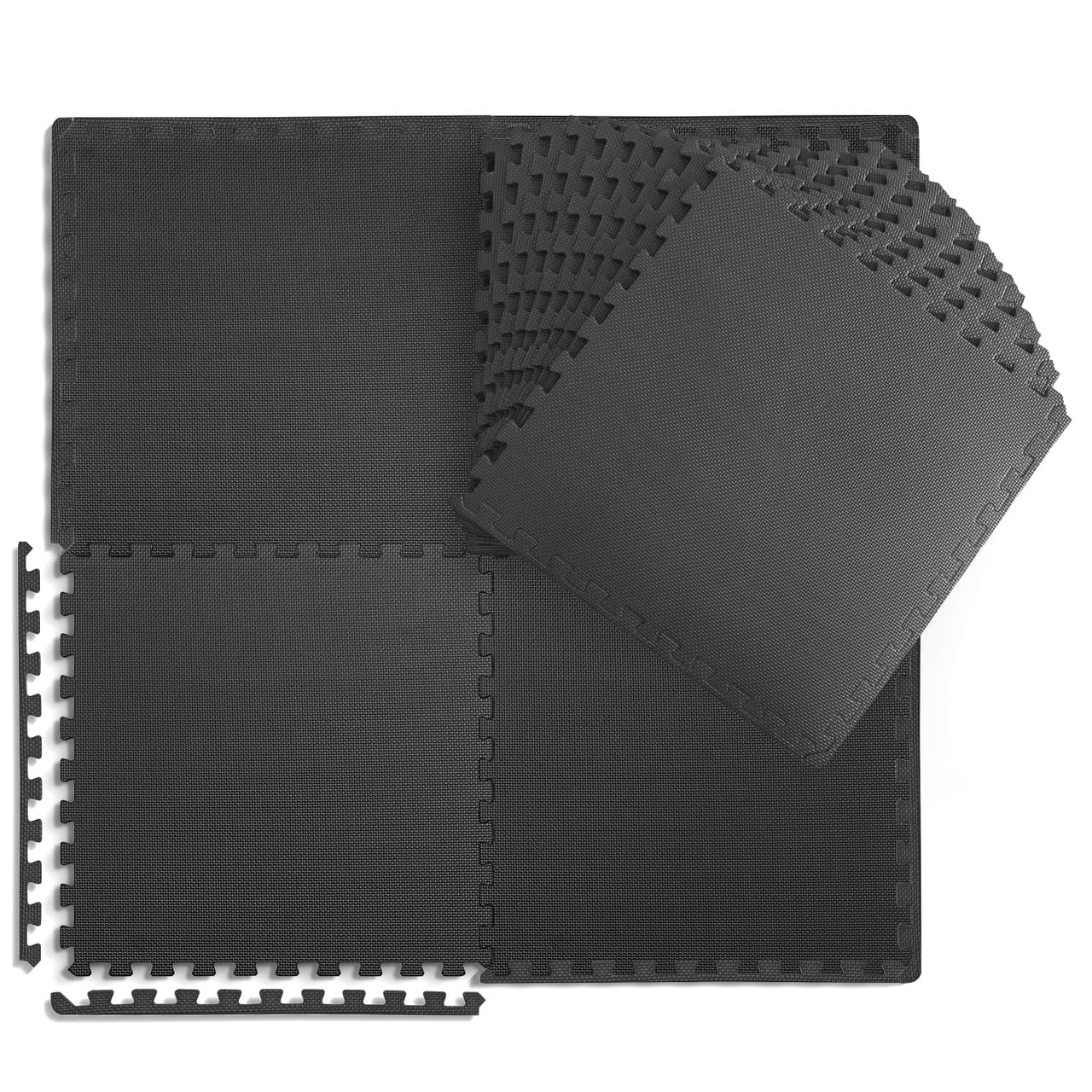 WF Athletic Supply 96 SQ.FT T-Pattern 1/2-Inch Thickness Interlocking ...