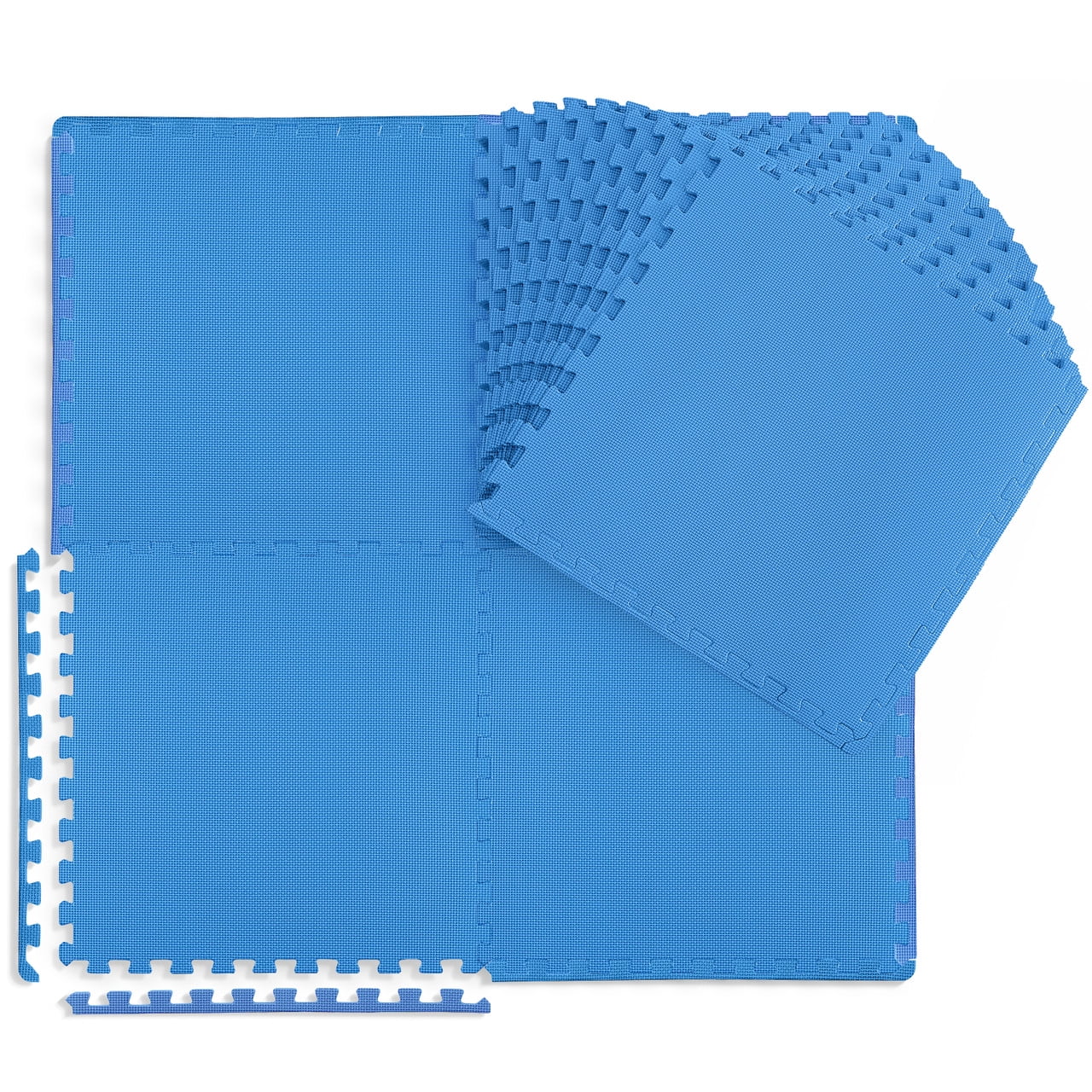 WF Athletic Supply 96 SQ.FT T-Pattern 3/4-Inch Thickness Interlocking ...