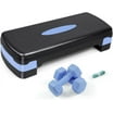 The Step Original Health Club Aerobic Step Risers in Black/Gray for Use ...