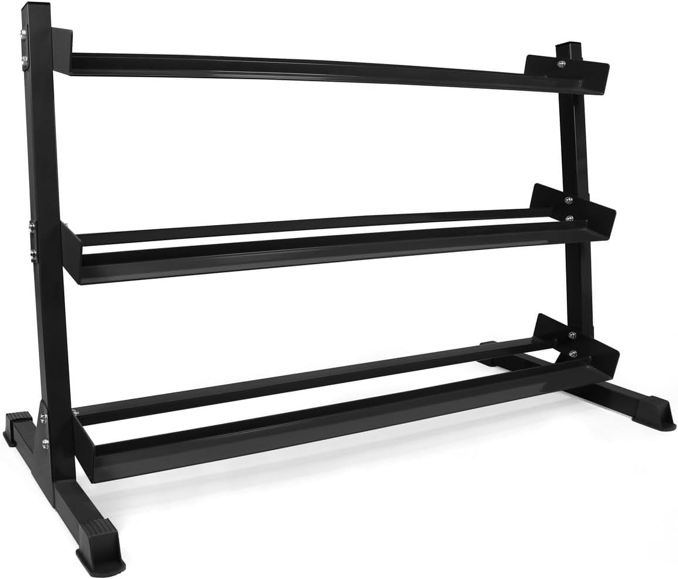 WF Athletic Supply Heavy-Duty Dumbbell Rack Stand, Weight Rack for Home ...